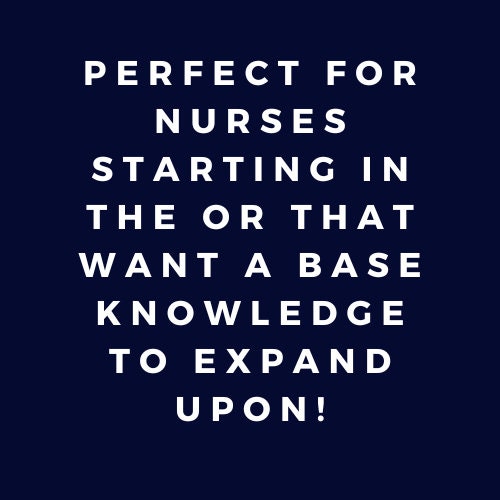 Operating Room Nursing Notes - Etsy