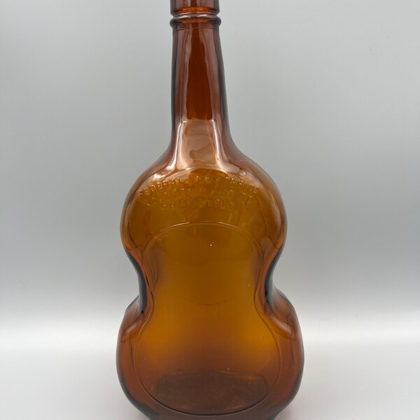 Glass Violin Bottle - Etsy
