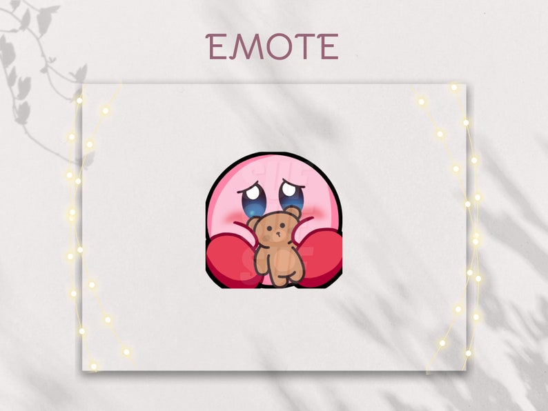 Kirby Sad Emote Instant Download - Etsy