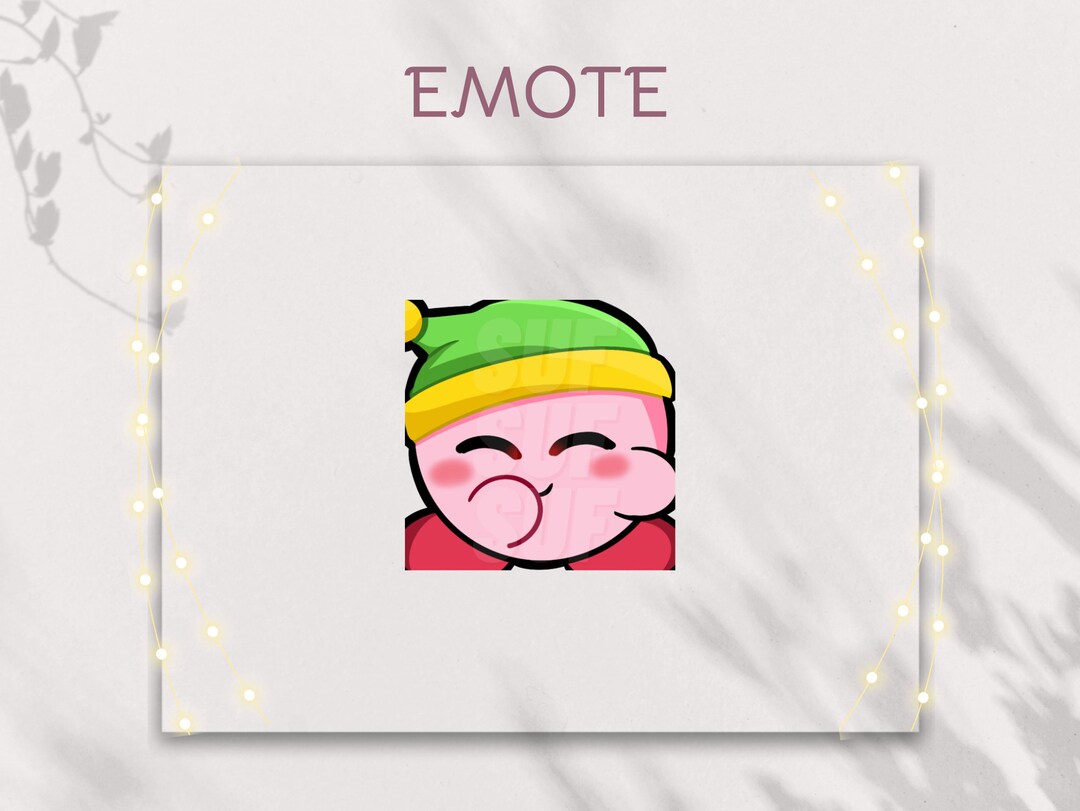 Kirby Giggle Emote Instant Download - Etsy