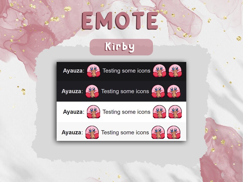 Kirby Sad Emote Instant Download - Etsy