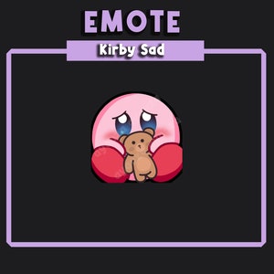 Kirby Sad Emote Instant Download - Etsy
