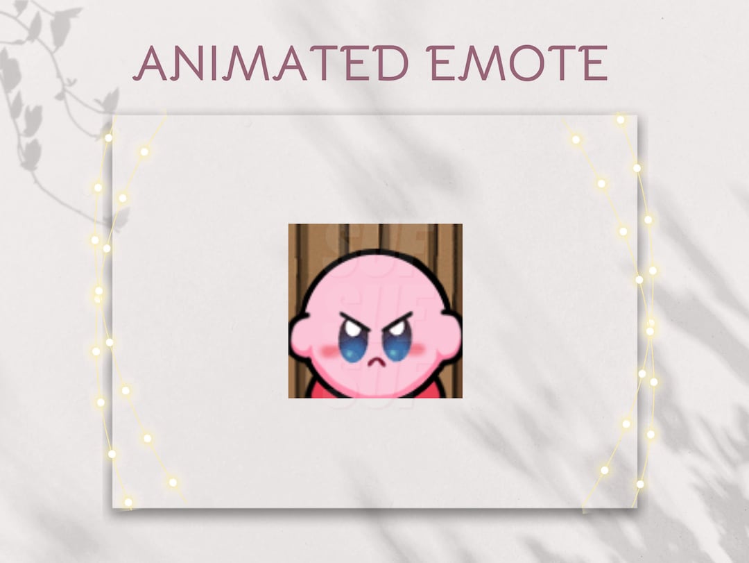 Kirby Animated Leave Emote Instant Download - Etsy