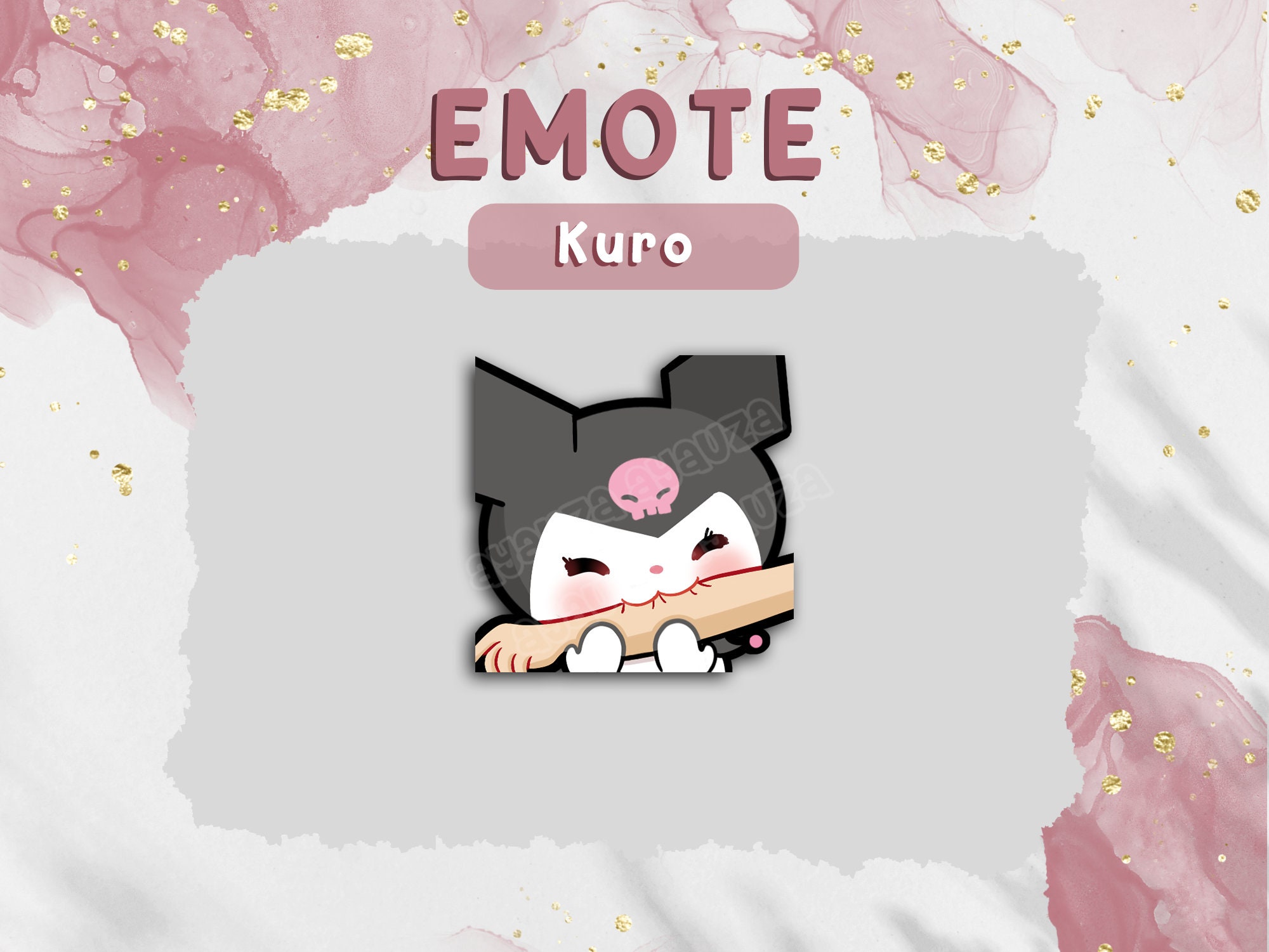 Kuro Bite Emote Instant Download - Etsy