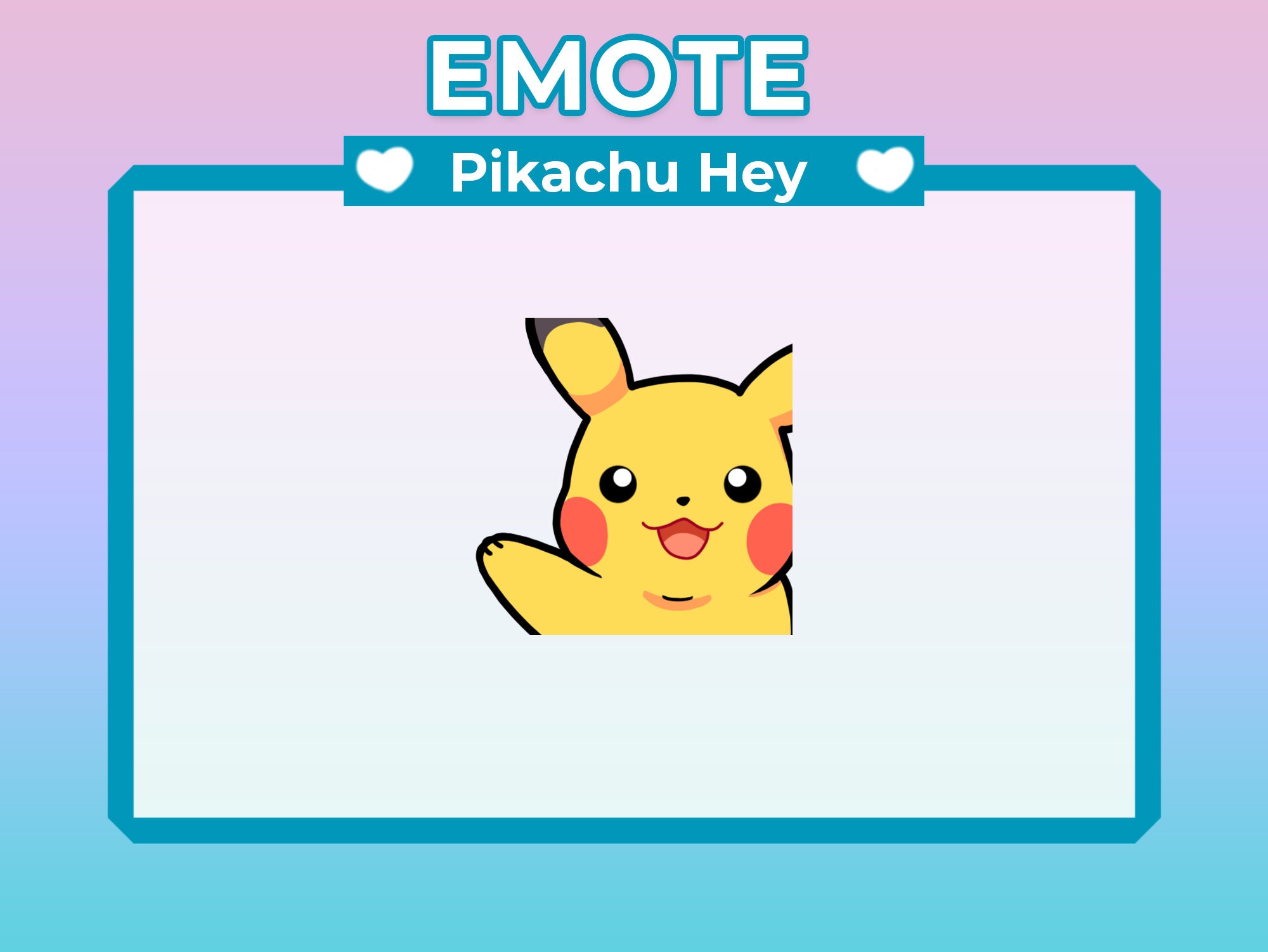 Pikachu Hey Emote Instant Download - Etsy
