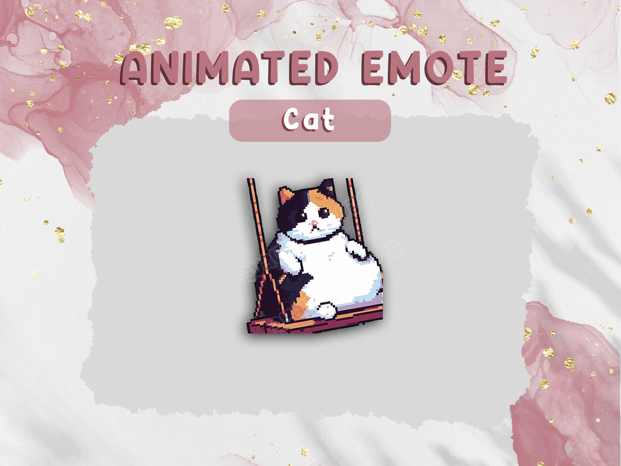 Cat Swing Animated Emote Instant Download - Etsy