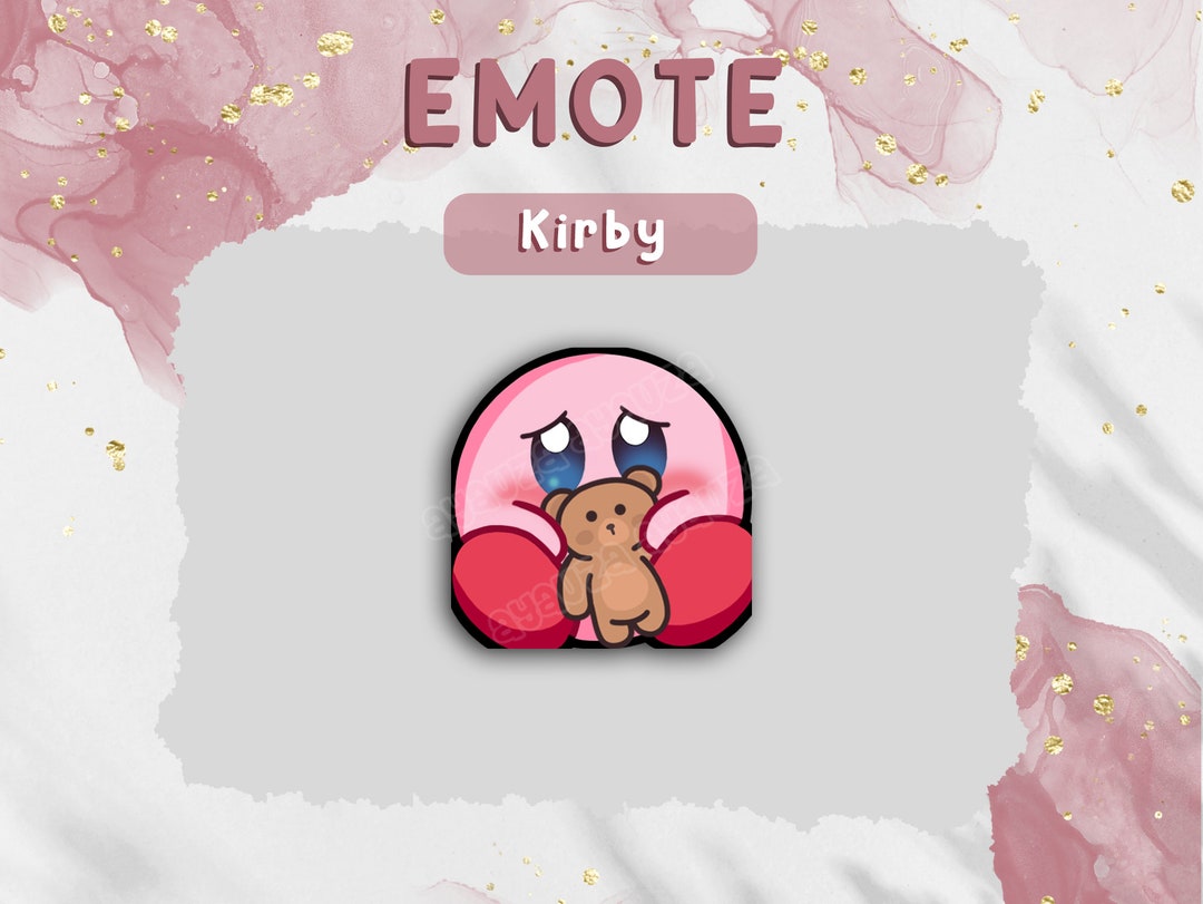 Kirby Sad Emote Instant Download - Etsy
