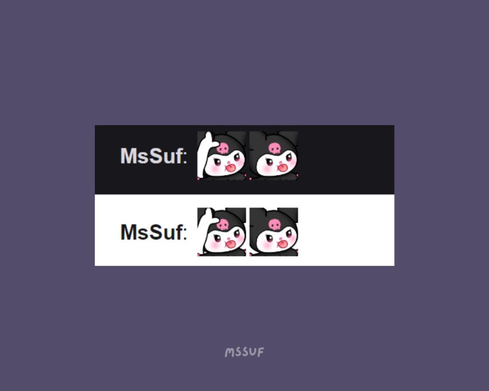 Kuro Animated Loser Emote - Two Version of Animation | Instant Download ...