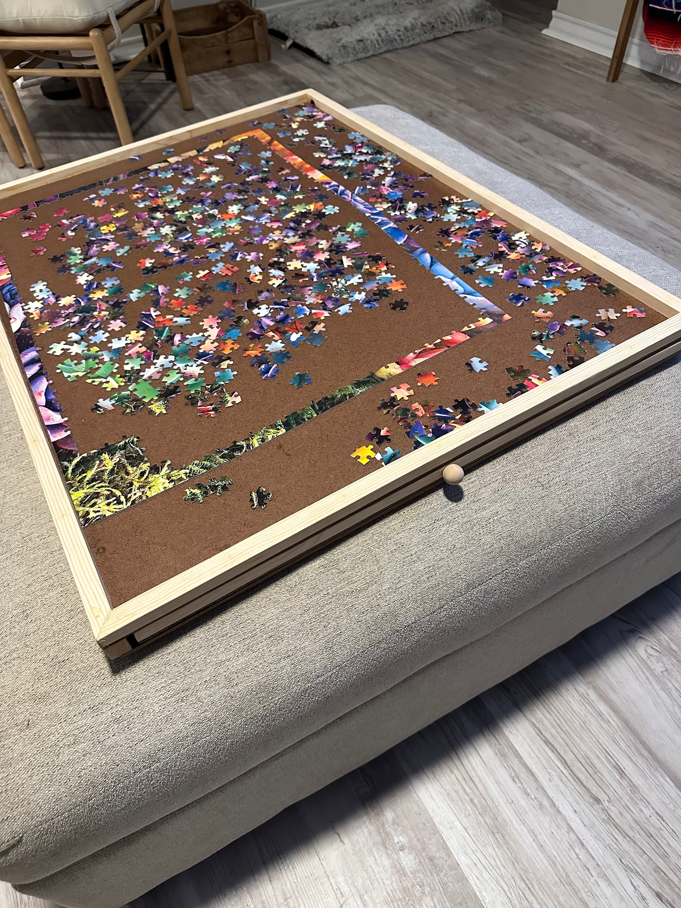 300 500 Piece Handmade Wooden Puzzle Board, Puzzle Board, 300 Pieces ...