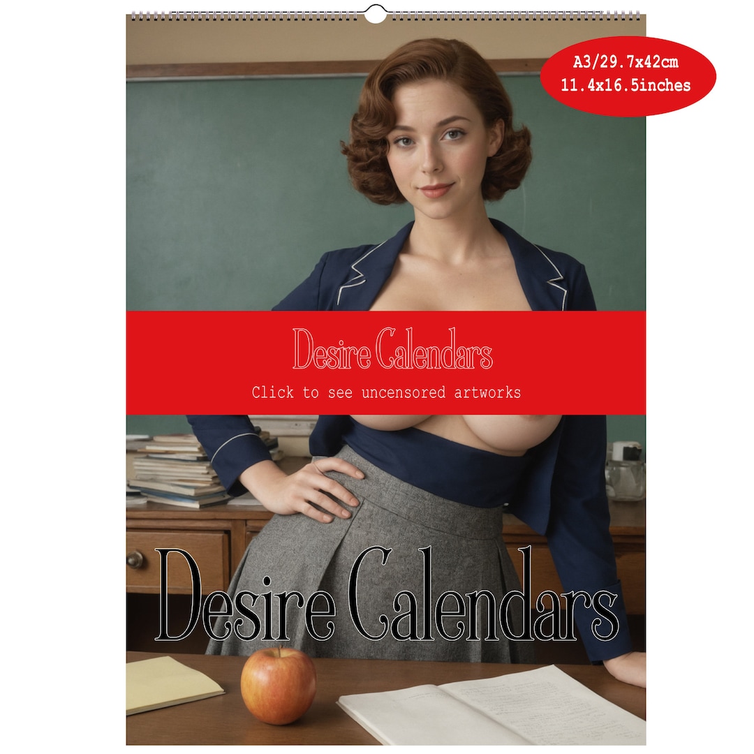 Teacher 2025 Calendar Naked Women Big Breasts by Desire Calendars - Etsy