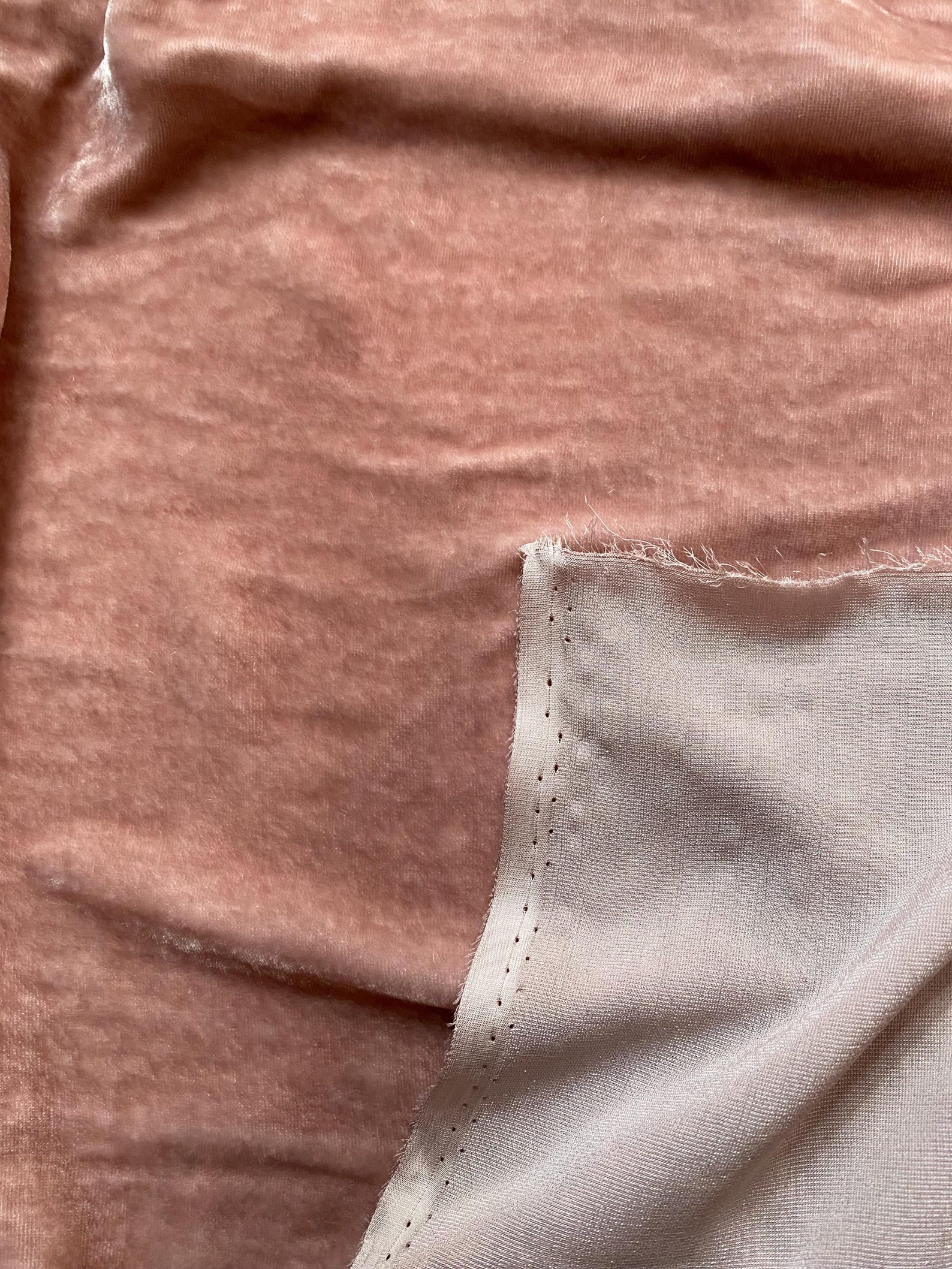 Blush Pink Silk Velvet Fabric by Yard – Luxury Mulberry Velvet for ...