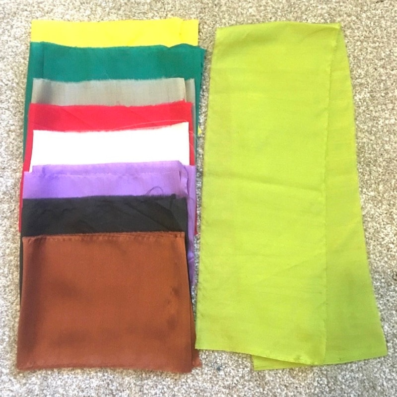 Scrap Dupioni Silk Fabric - Etsy