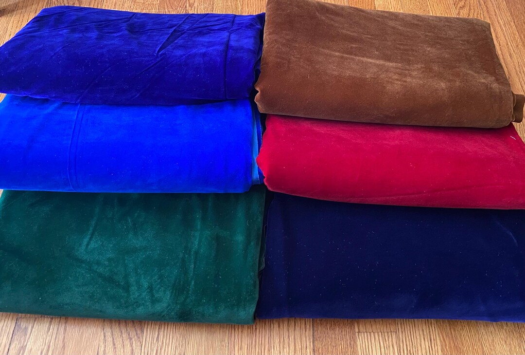 Flocked Velvet for Upholstery/furniture/drape by the Yard. Red/green ...