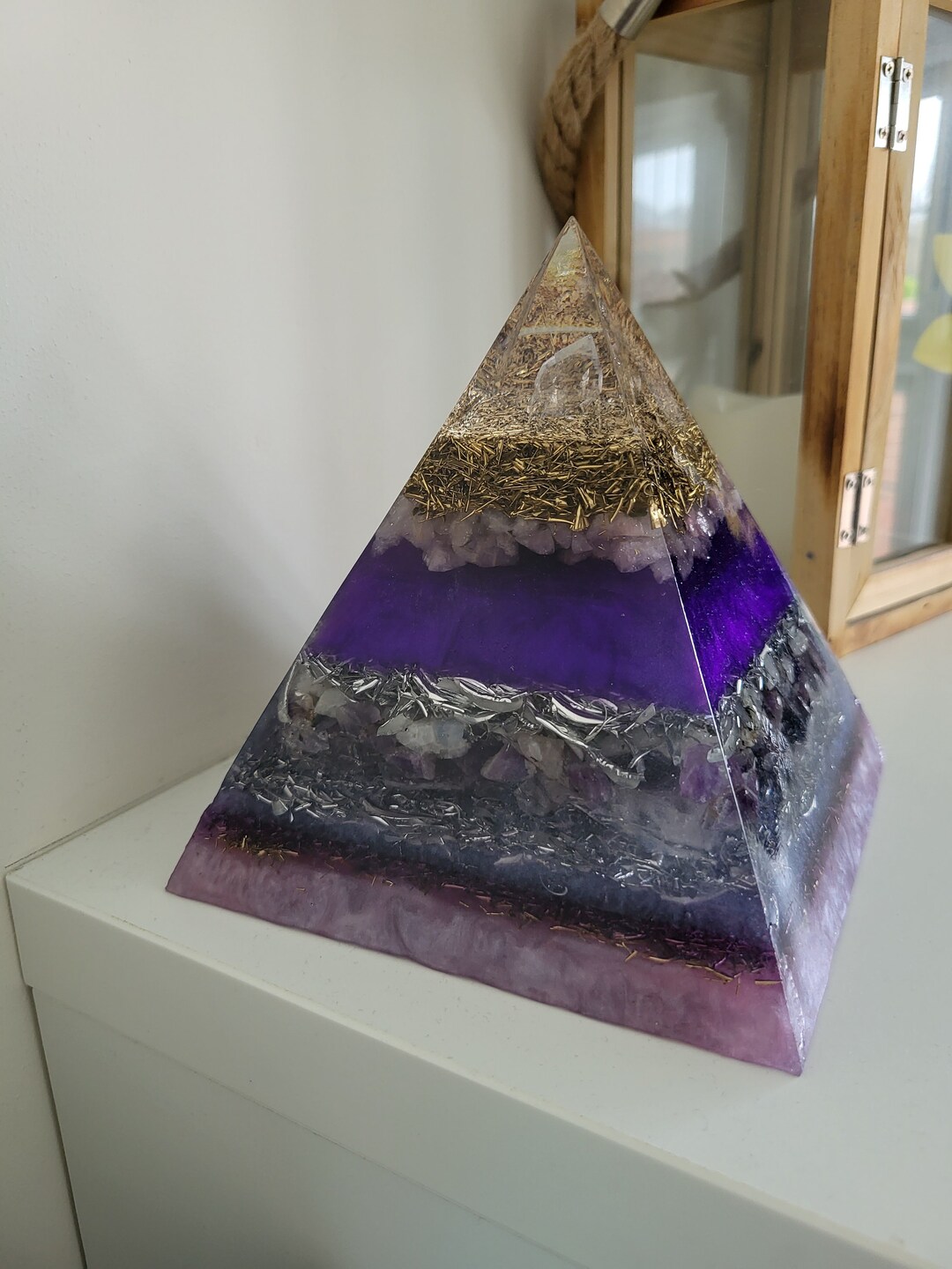 Rhea A True Orgonite Pyramid for Protection From EMF, Negative Energies ...