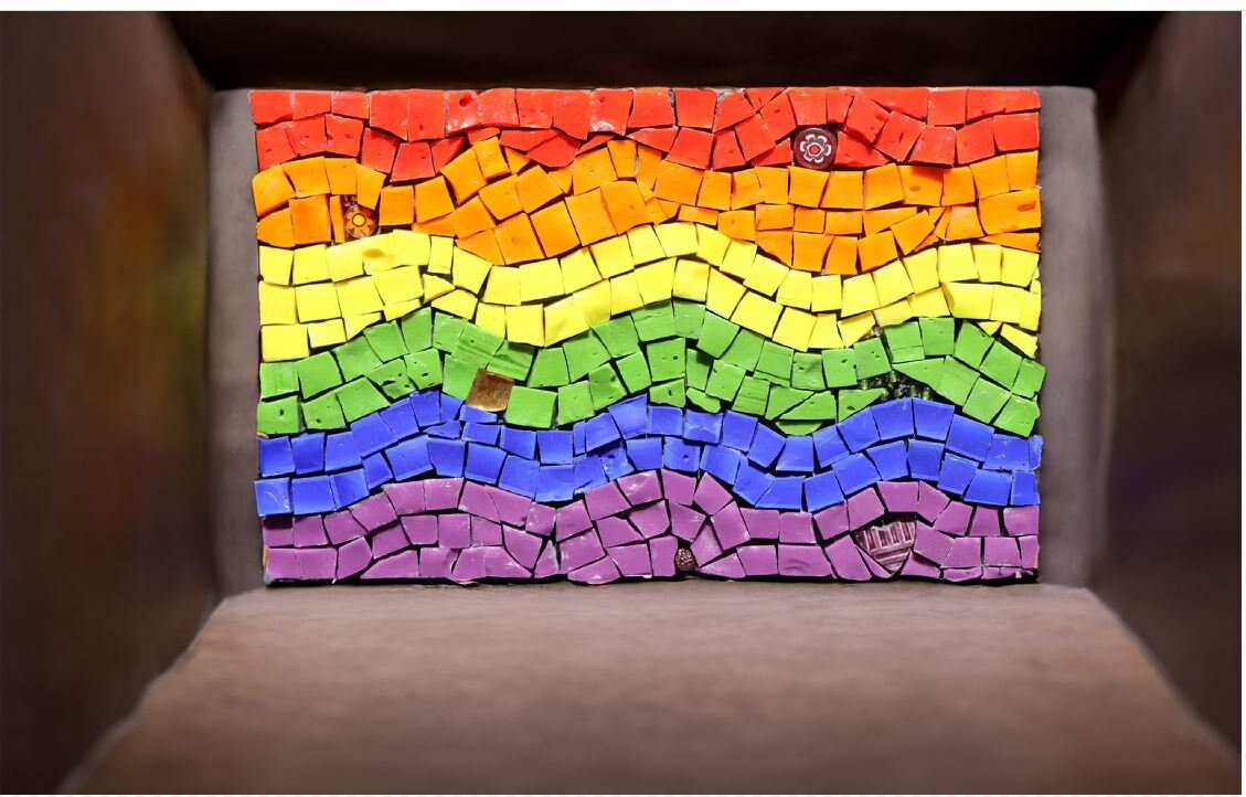 Pride Flag Mosaic, Pride Gift, Pride Flag, Gay Wedding Gift, Lesbian ...