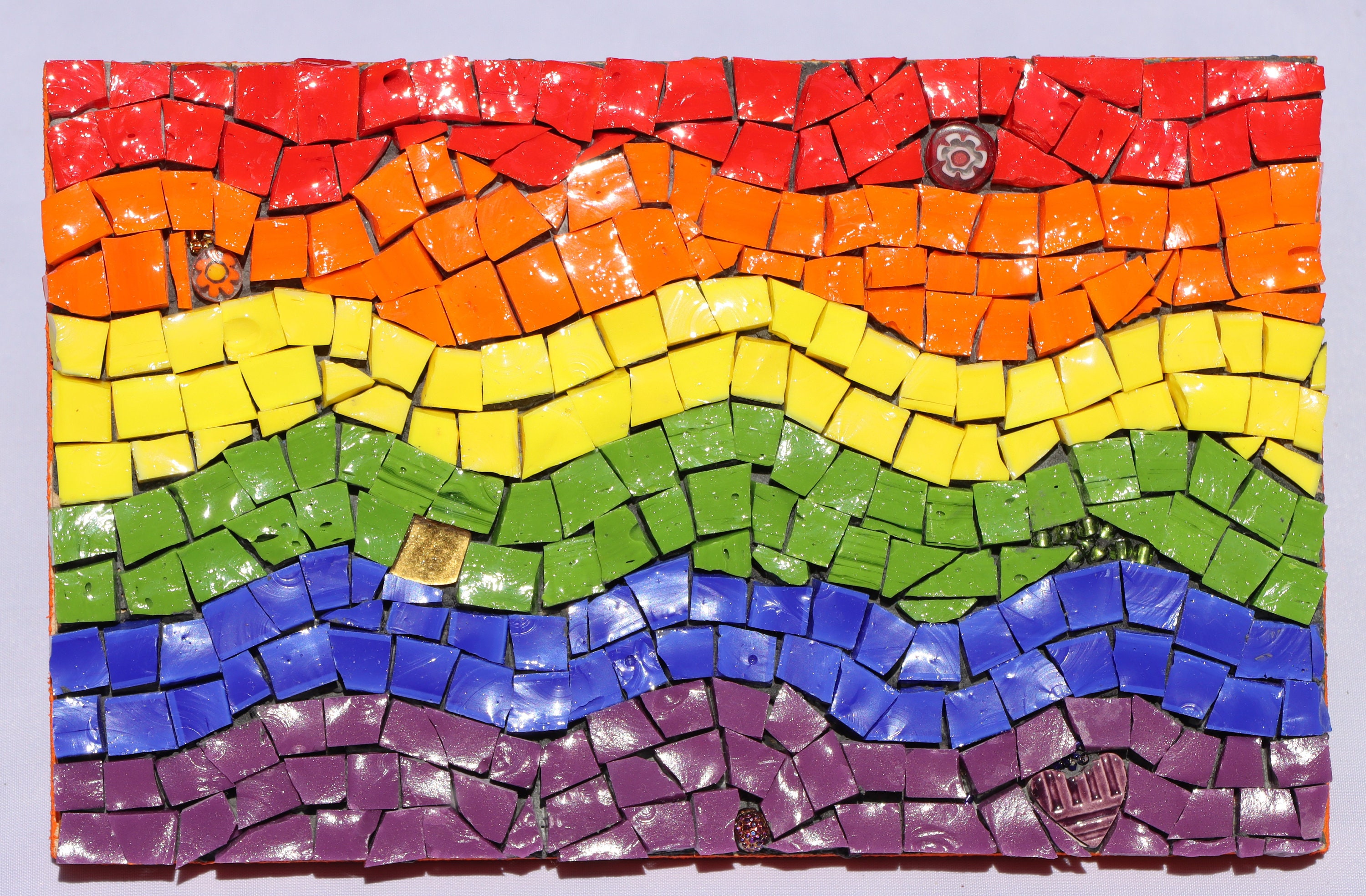 Pride Flag Mosaic, Pride Gift, Pride Flag, Gay Wedding Gift, Lesbian ...