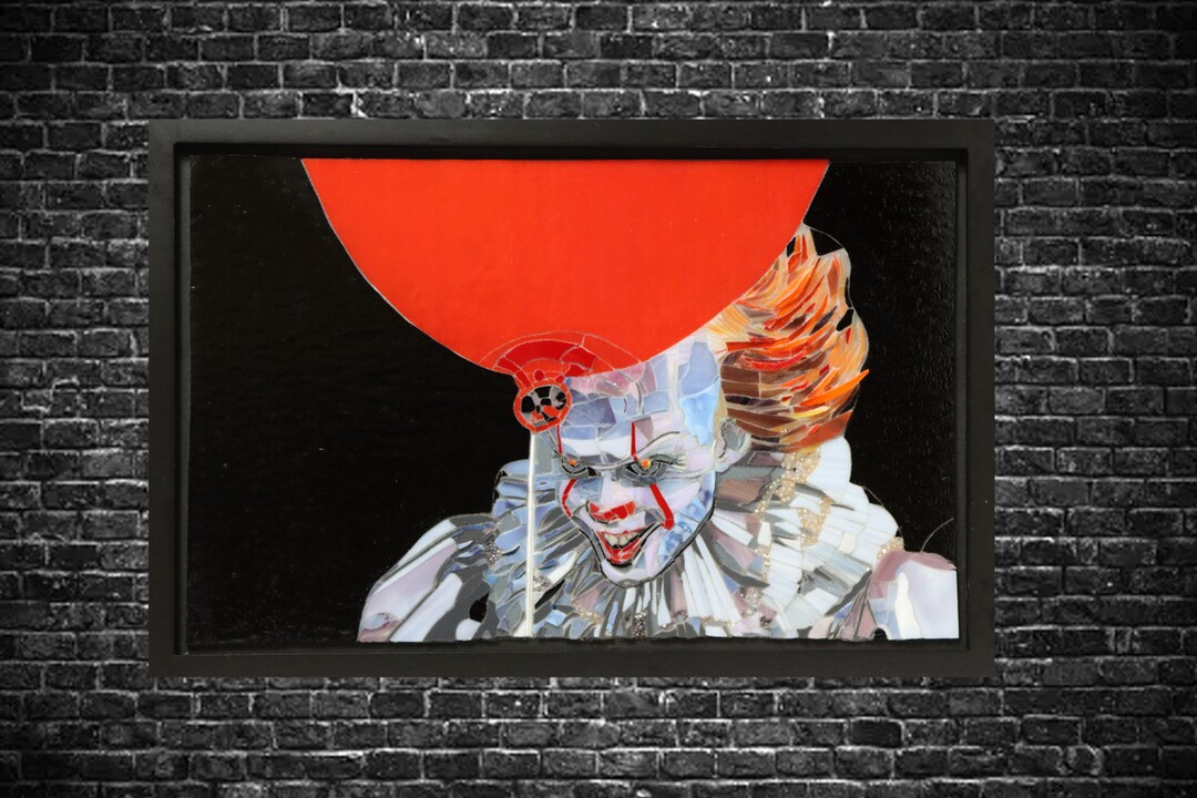 You'll Float Too, Stain Glass Wall Art, Halloween Stain Glass ,stephen ...