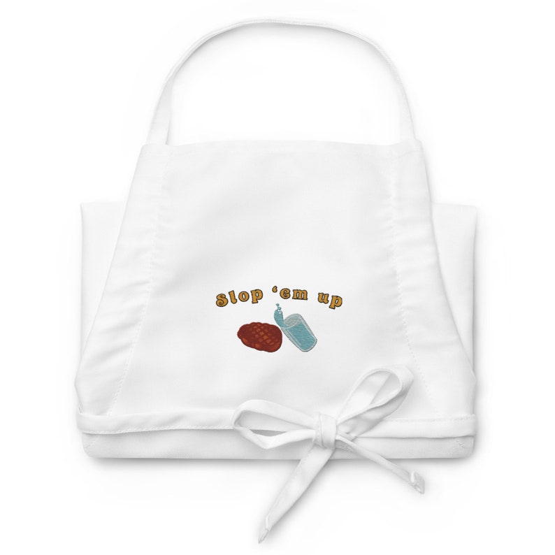 Slop 'em up Embroidered Apron - Etsy