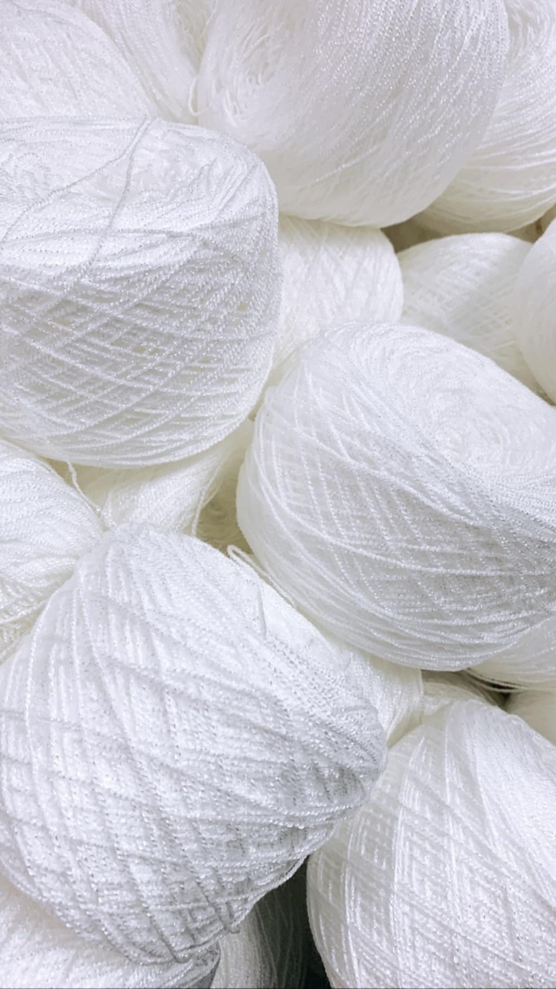 Hilo Cristal Artesanal Blanco 100grs White Crystal Thread - Etsy