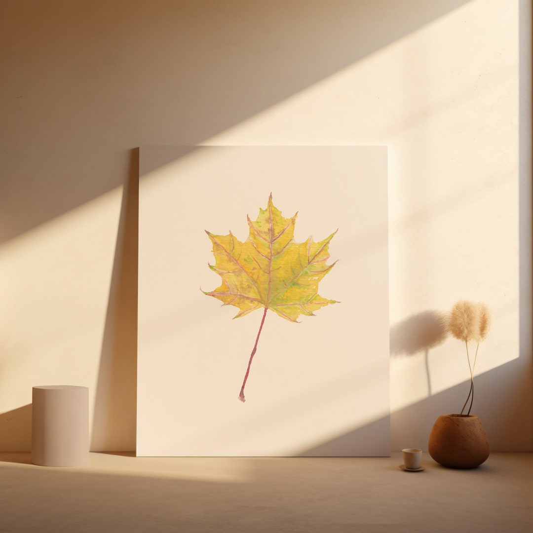 Fall Art, Fall Artwork Print, Fall Canvas, Fall Canvas Art, Watercolor ...