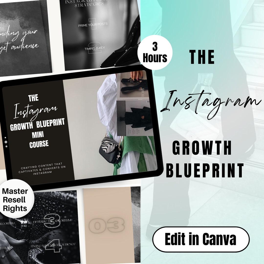 The Instagram Growth Blueprint Mini Course With Master Resell Rights ...