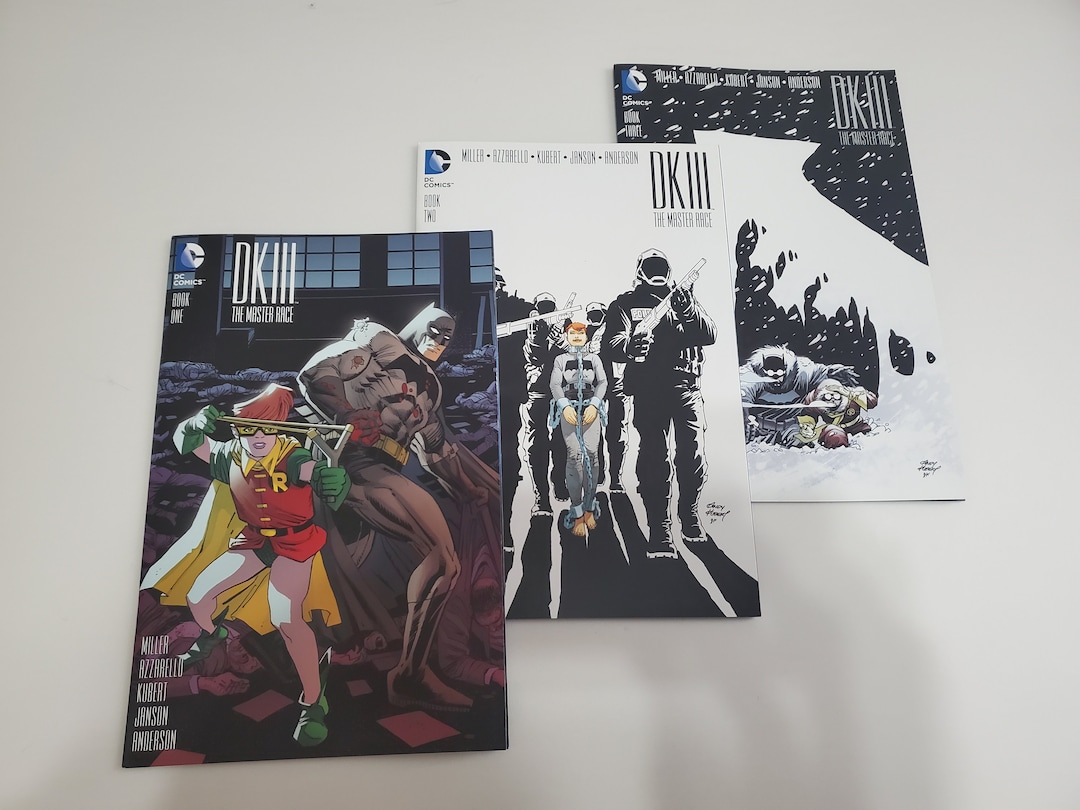 Batman DC Comic DKIII the Master Race Books 1 2-3 Dark Knight - Etsy