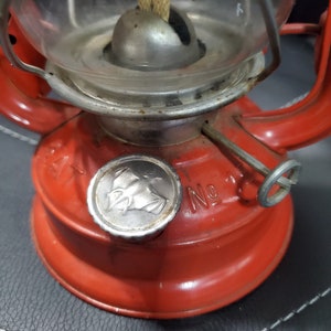 Vintage WW2 Era German Oil Lantern Red BAT 158 free Shipping - Etsy