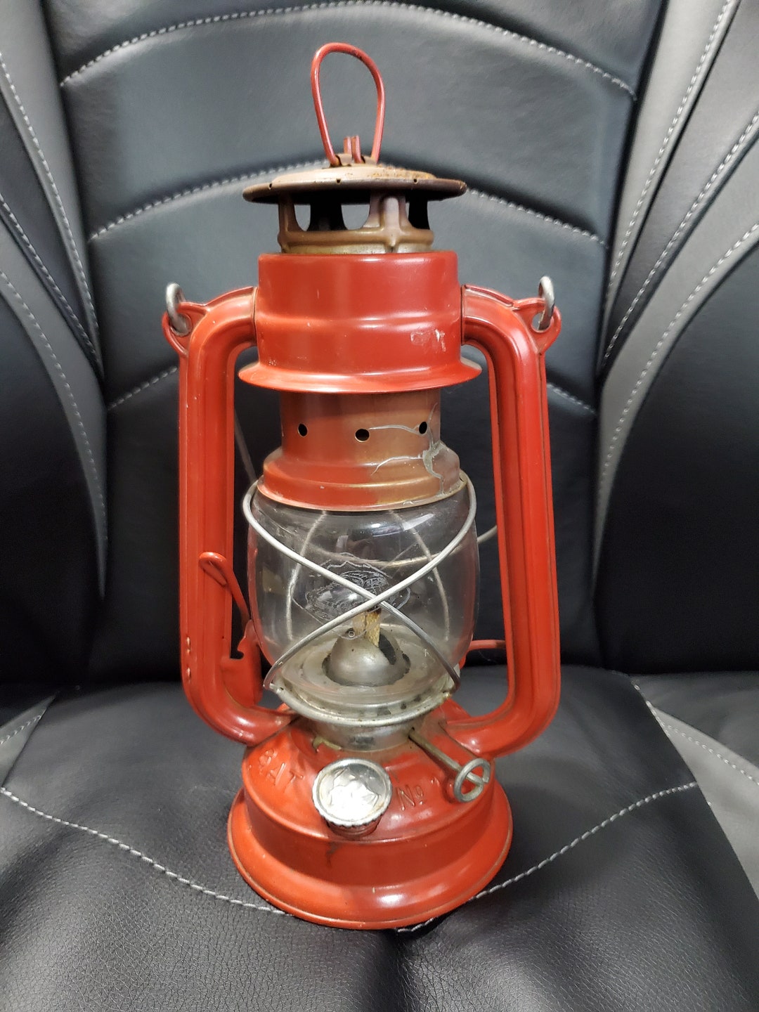 Vintage WW2 Era German Oil Lantern Red BAT 158 free Shipping - Etsy