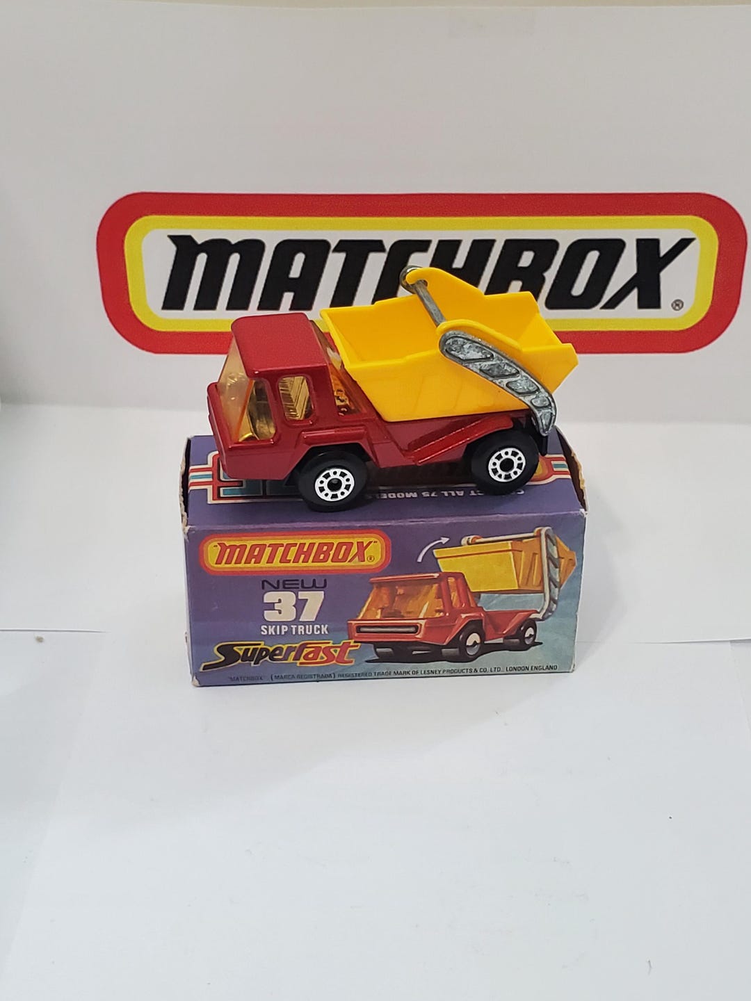Matchbox Superfast Skip Truck No. 37 Mint - Etsy