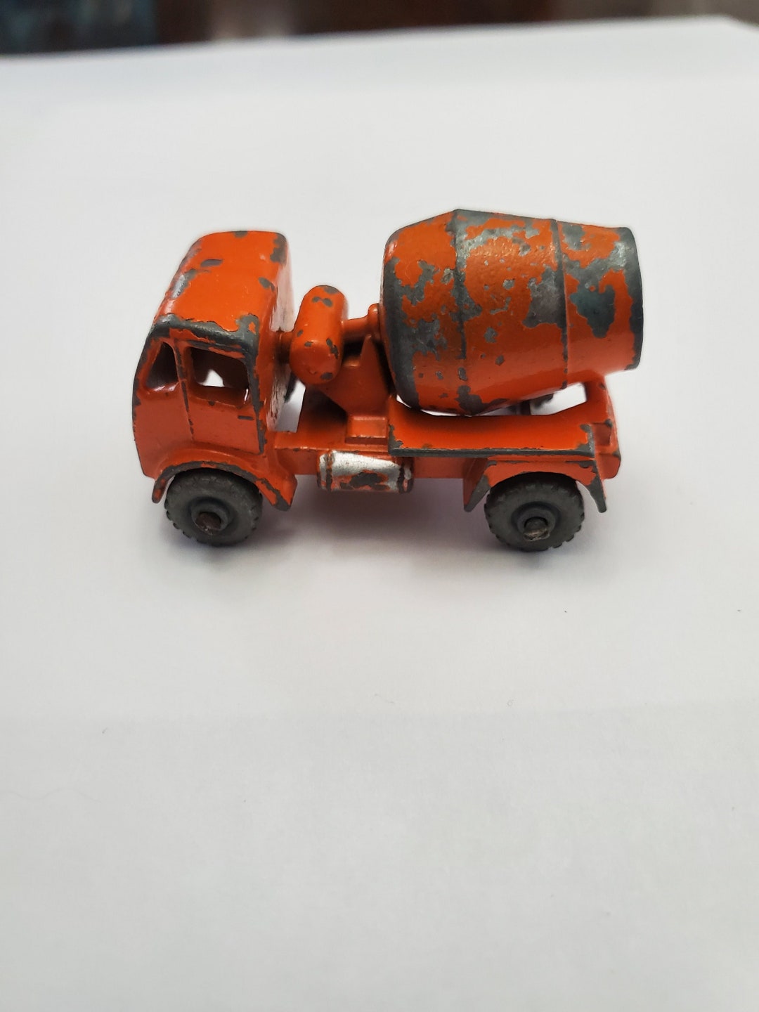 Matchbox Cement Mixer No. 26 A With Grey Metal Wheels 1-75 Series ...