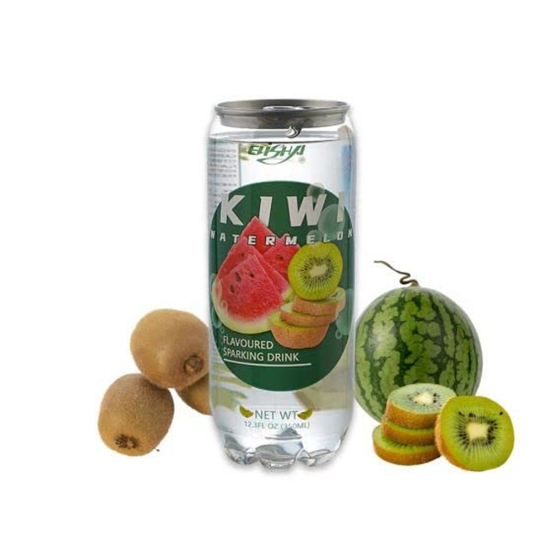 Elisha Sparkling Water Kiwi Watermelon Flavor 350ml Can - Etsy
