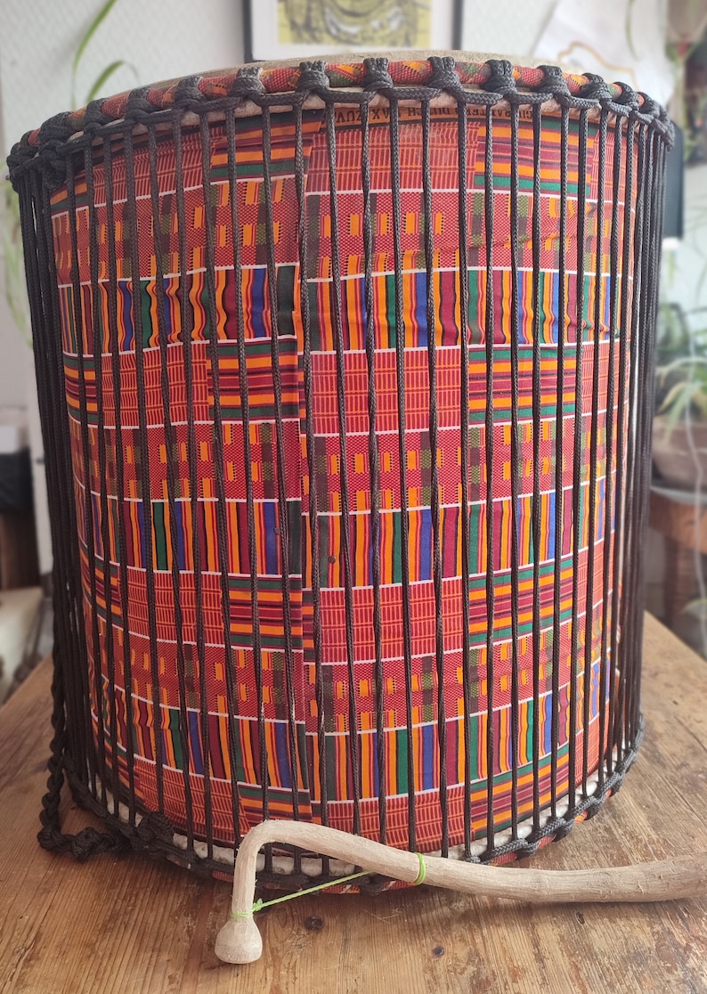 Dundun Drum From Ghana, West African Doun Doun, Dunun Drum, Dununba ...