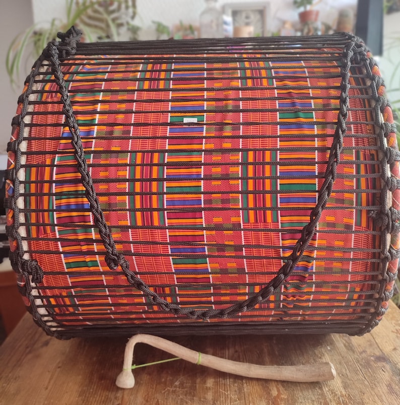 Dundun Drum From Ghana, West African Doun Doun, Dunun Drum, Dununba ...