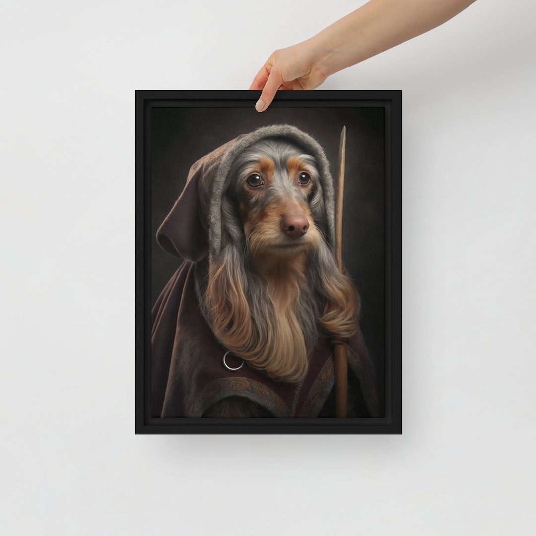 The Wizard - A Wizened Wizard Wiener Dog Warrior With a Mystical Cloak ...