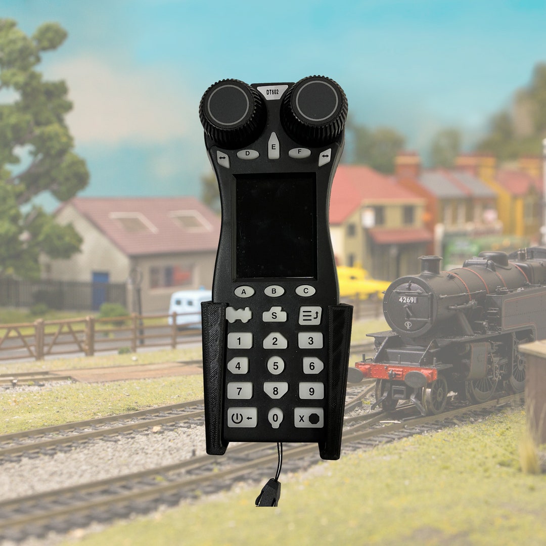 Digitrax DT602 Controller Holder for DCC Model Railway 3d Printed to ...