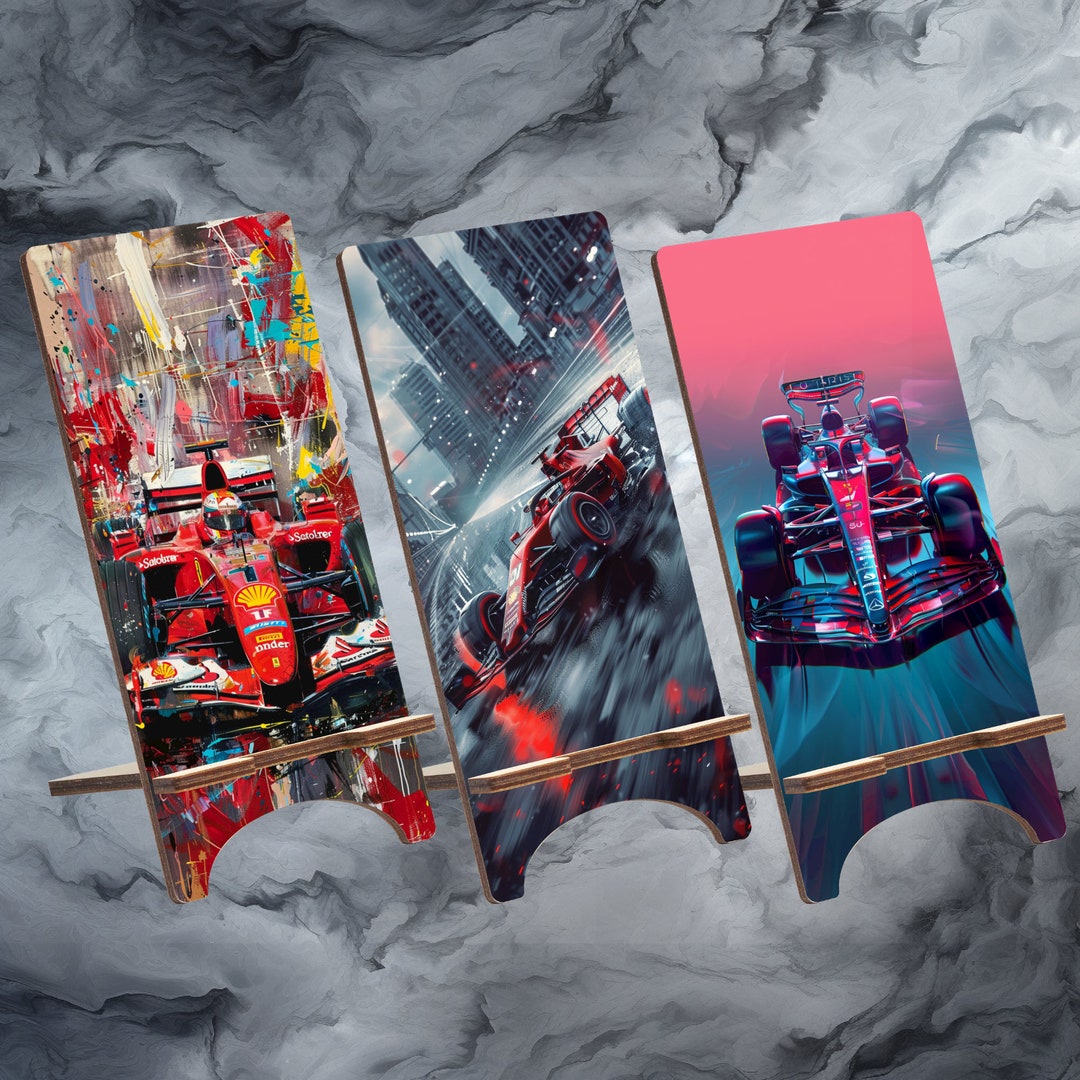 Formula 1 Wood Phone Stand, Max Verstappen Holder, Gift, Docking ...