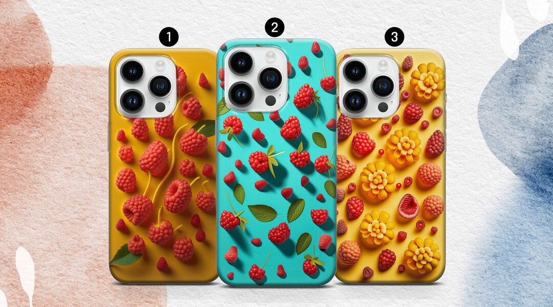 Raspberries Fruits Case Summer Fruits Phone Cover for Iphone, Samsung ...