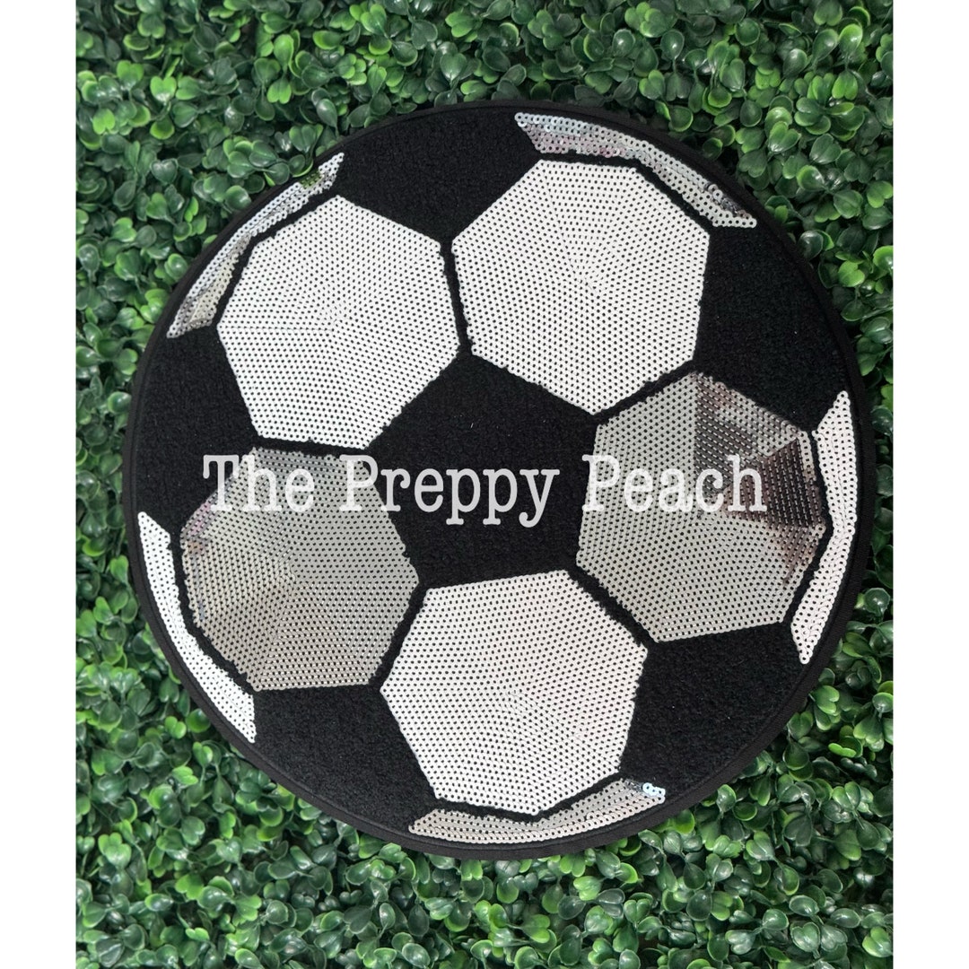 Soccer Large Iron Patch Soccer Sequin Patch Gameday Patch Sports Mom ...