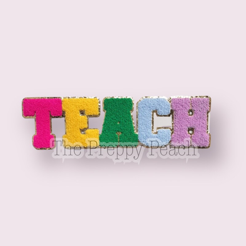 Teacher Iron On - Etsy