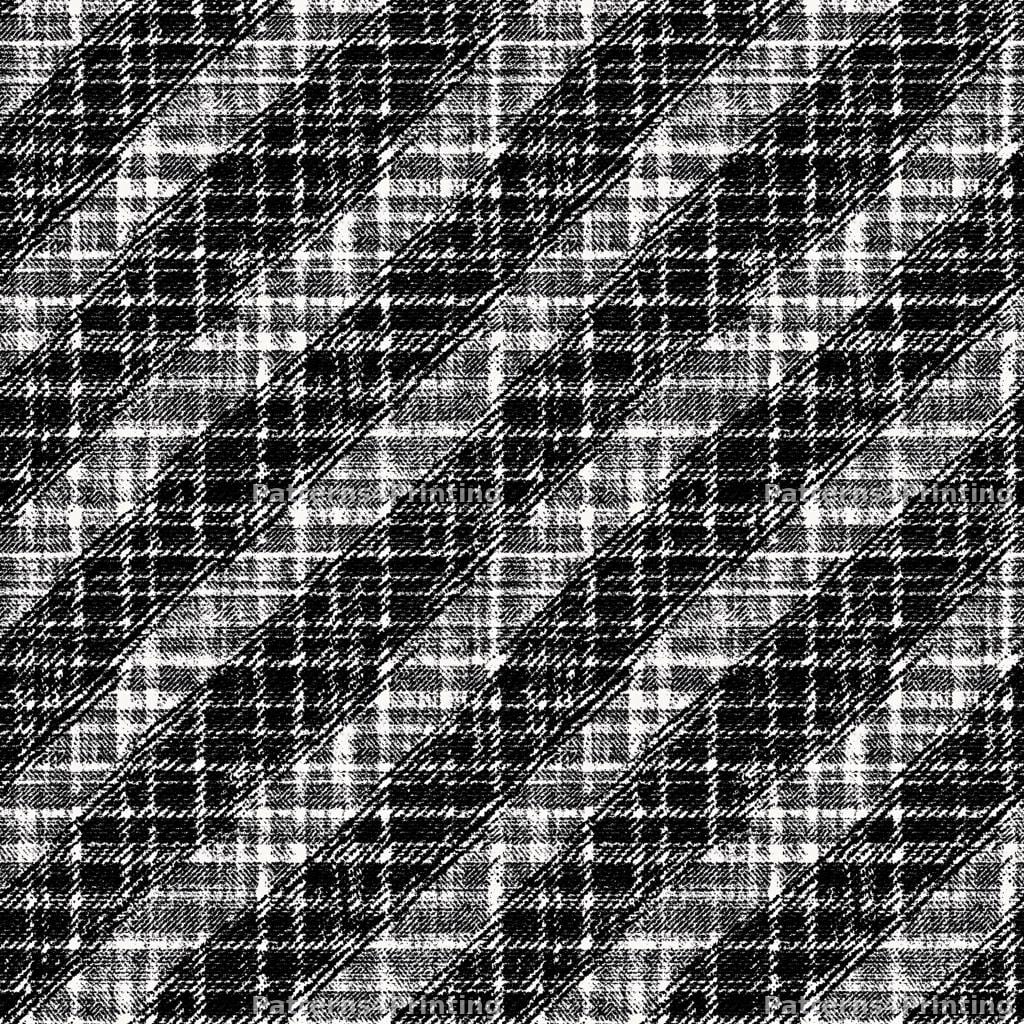 Chic Black and White Plaid Digital Pattern Print Seamless Fabric ...