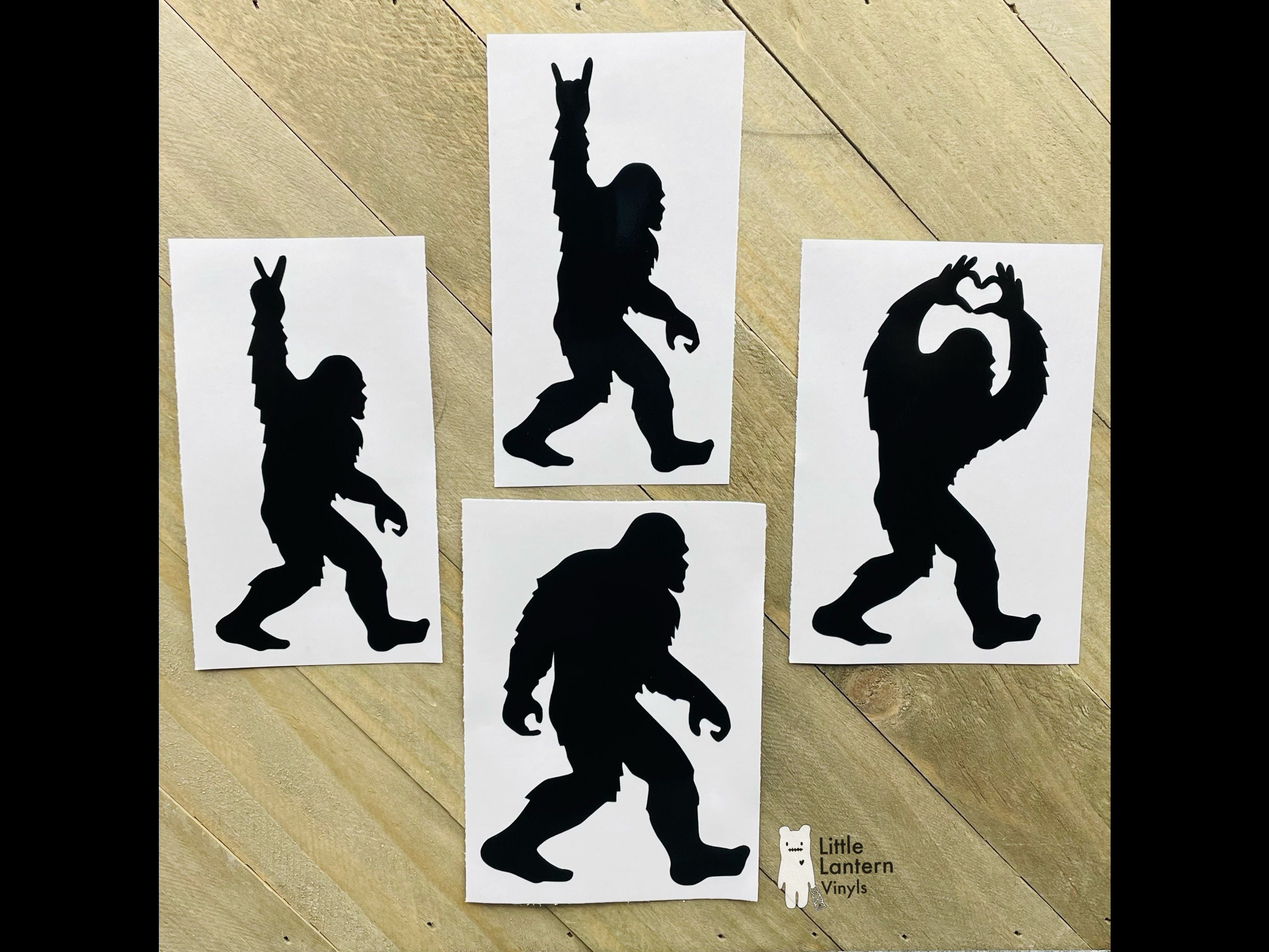 Sasquatch Decal for Window Decal Sticker for Car Water Bottle Decal ...