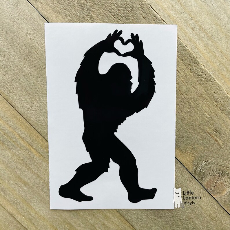 Sasquatch Decal for Window Decal Sticker for Car Water Bottle - Etsy