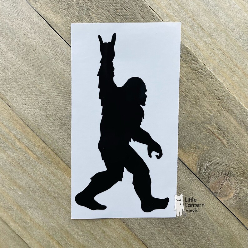 Sasquatch Decal for Window Decal Sticker for Car Water Bottle - Etsy