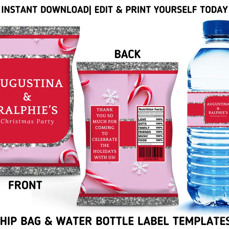 Candy Bag Labels - Etsy