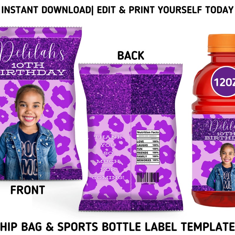 Cheetah Labels - Etsy