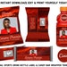 Red Funeral Chip Bag Bundle, Funeral Chips, Sports Drink Bottle Labels ...