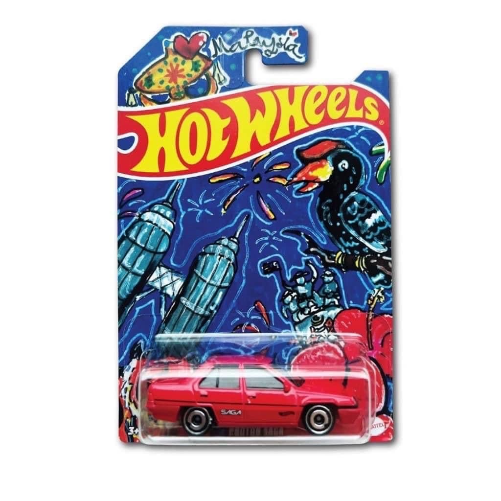 HOT WHEELS Cars | Malaysia Exclusive Proton Saga Diecast Car 1:64 ...