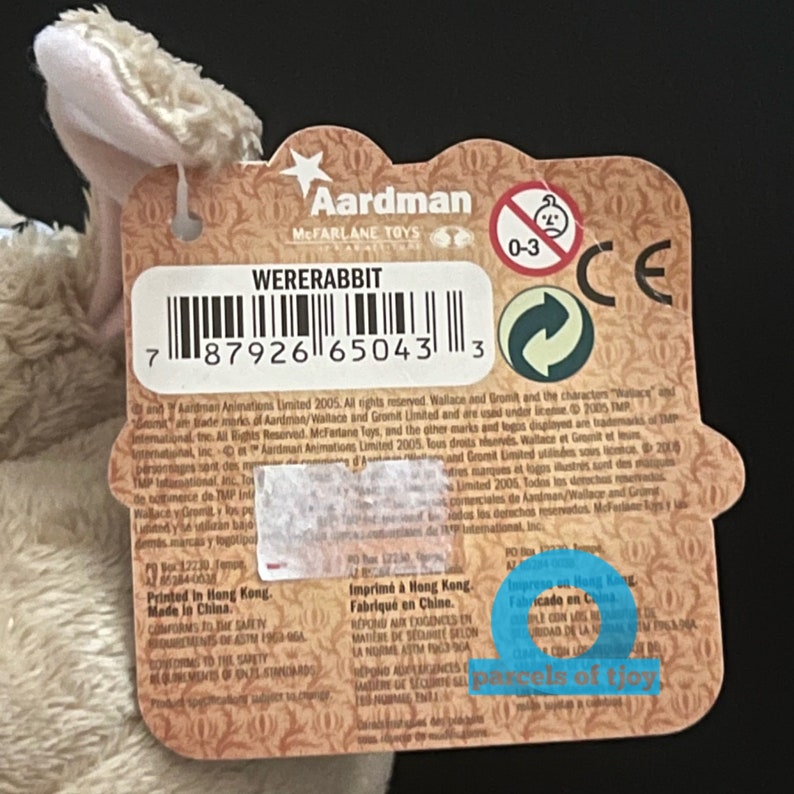 Mcfarlane Toys Wallace & Gromit Wererabbit Beanie Plush Soft - Etsy