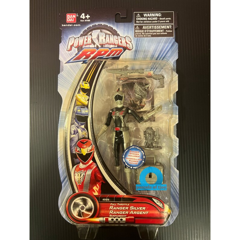 Power Rangers RPM Full Throttle 2009 Bandai | Ranger Silver Female ...