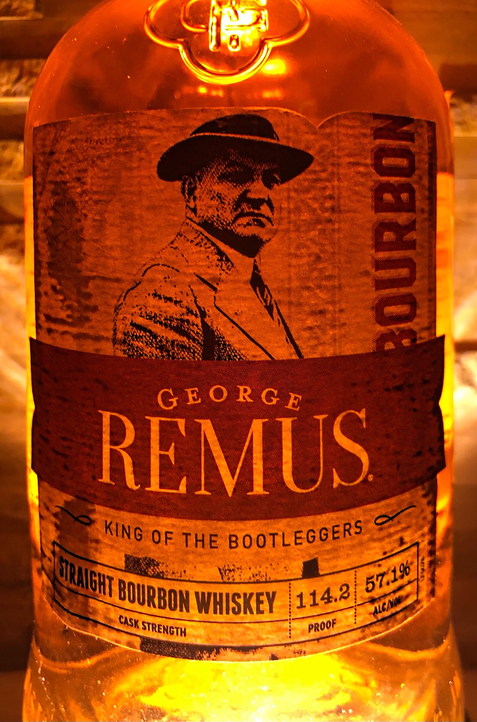 GEORGE REMUS LAMP Handmade Liquid Bottle Lamp W/ Charred - Etsy